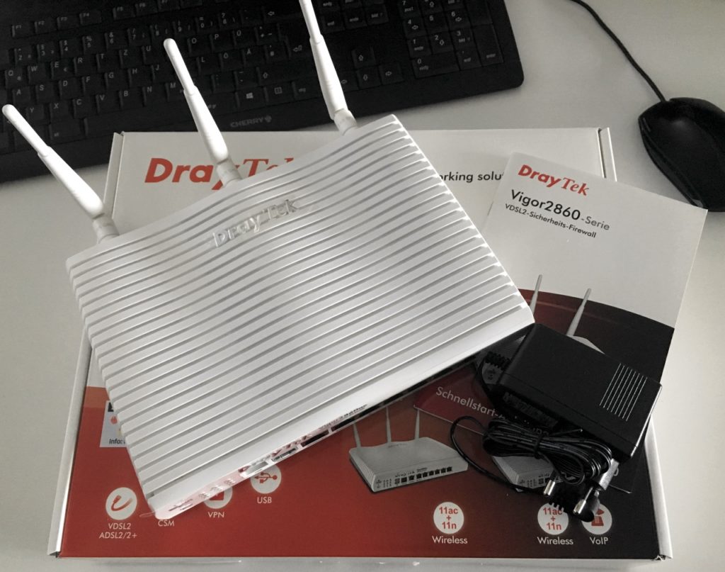 Angetestet: DrayTek Vigor 2860ac & VigorAP 910c » FTTH-News.de